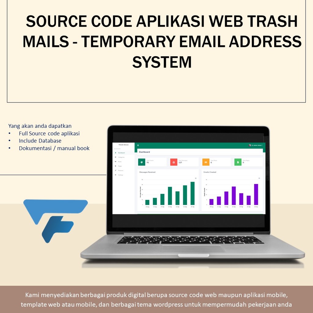Jual SOURCE CODE APLIKASI WEB TRASH MAILS - TEMPORARY EMAIL ADDRESS SYSTEM | Shopee Indonesia