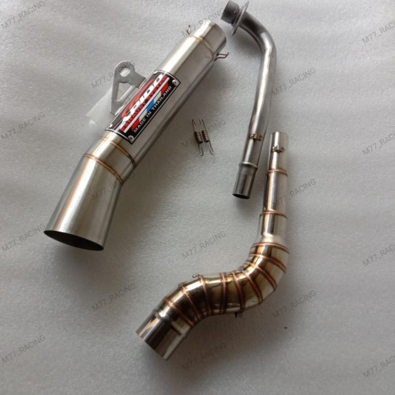 Jual muffler apido canister 51mm tube type for Xrm 110 Wave 125 fury ...