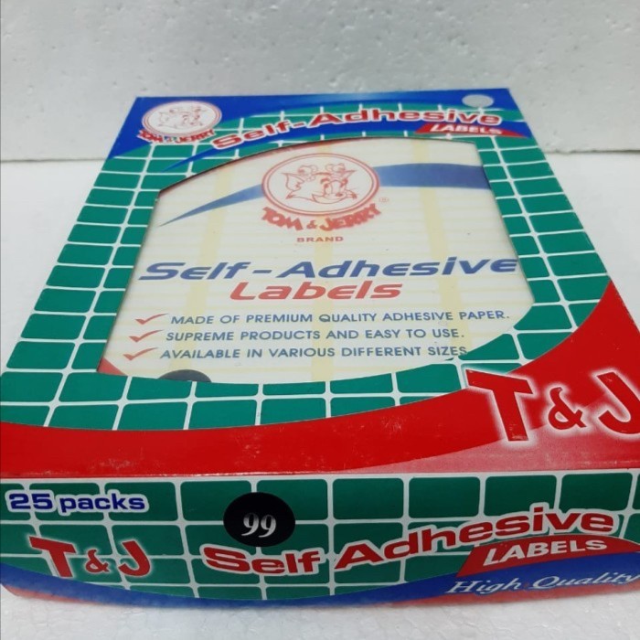Jual Label Tom & Jerry / Sticker Tom and Jerry Ukuran Kecil - 1 box isi ...