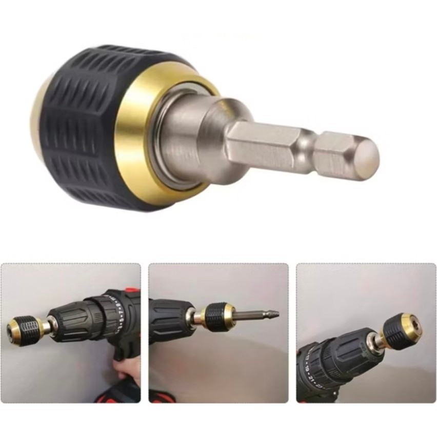 Jual ADAPTOR KEPALA MATA BOR QUICK CHANGE HEXAGONAL 60 MM | Shopee ...
