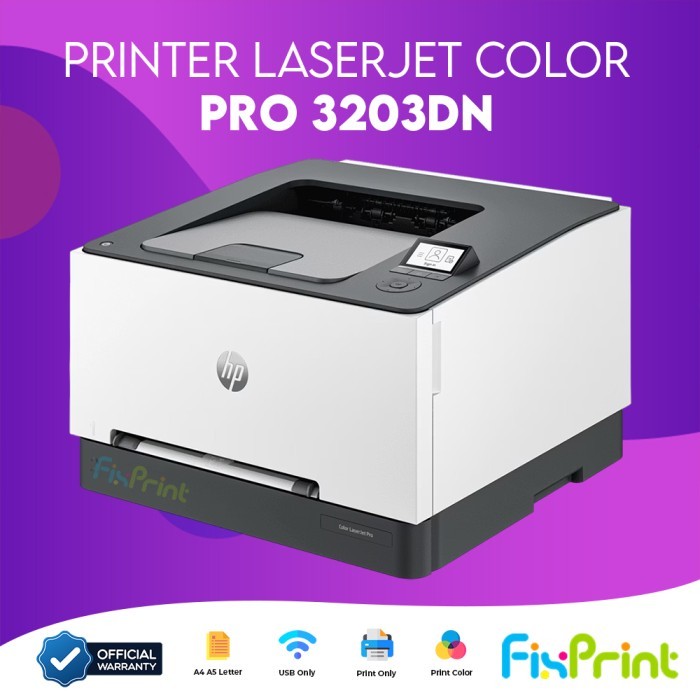 Jual Printer HP Laserjet Color 3203dn / 3203dw Wireless Single Function ...
