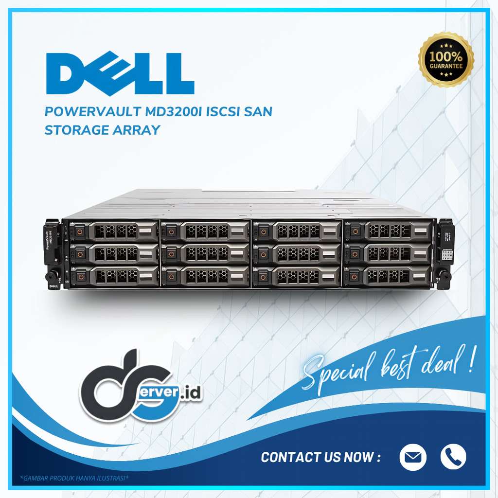 Jual Dell PowerVault MD3200i iSCSI SAN Storage Array | Shopee Indonesia