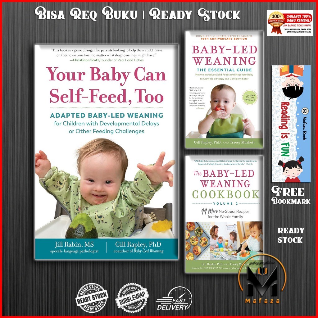 Jual Baby-Led Weaning The Essential Guide Book by Gill Rapley (English ...