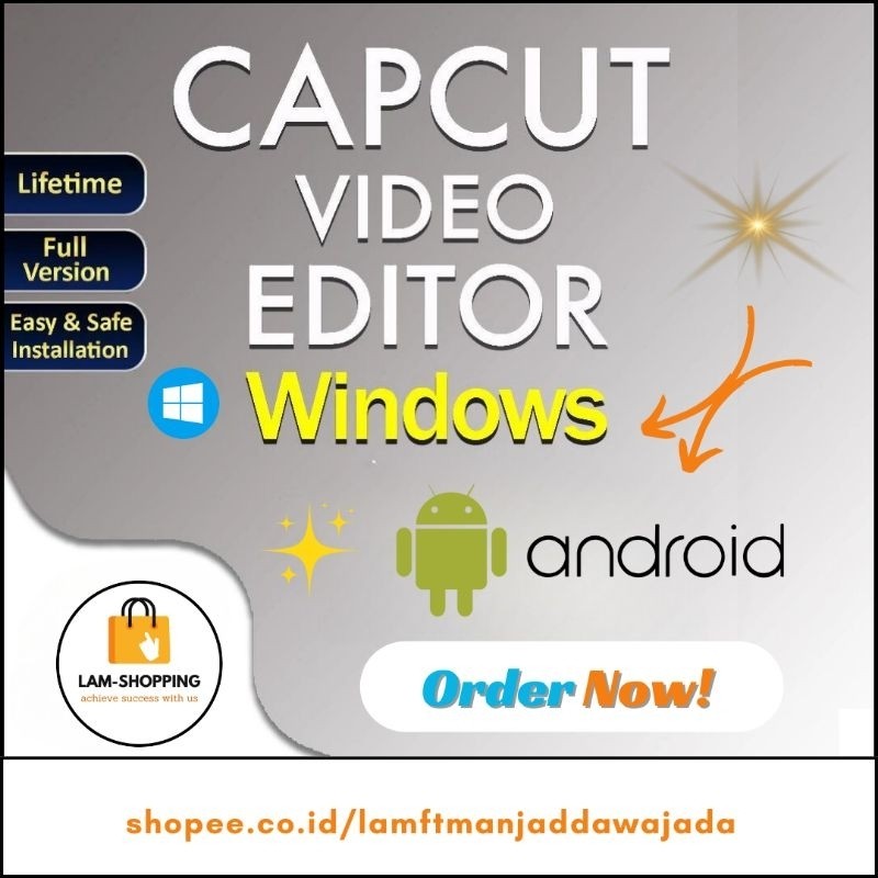Jual Jago Editing Video dengan Capcut - Capcut For Android/Windows LIFETIME 100% Working ...