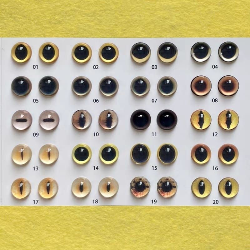 Jual Mata Boneka Craft Eyes Resin Glass Eyes Custom Size and Design ...