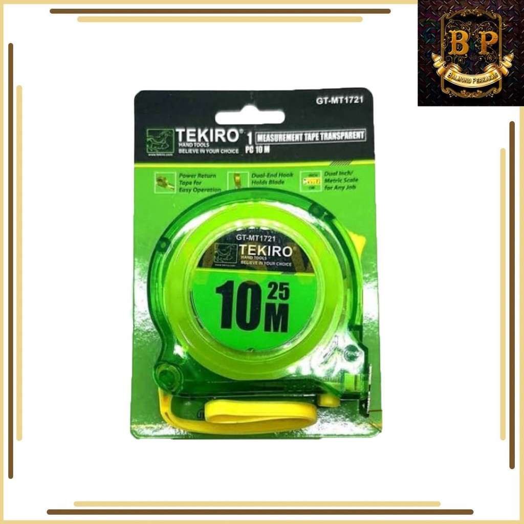Jual METERAN 10M 10 M METER TEKIRO / MEASUREMENT TAPE / ALAT UKUR ...