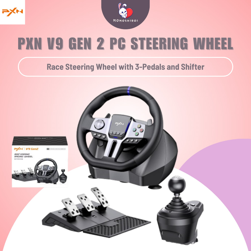 Jual PXN V9 GEN2 Racing Steering Wheel 16 bit Magnetic Encoder Racing ...