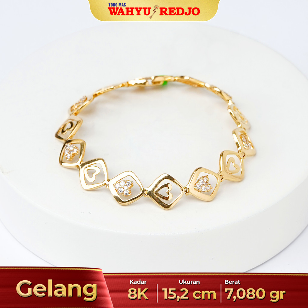 Jual GELANG EMAS KADAR 8K WAHYU REDJO GL-8K-26118443 | Shopee Indonesia