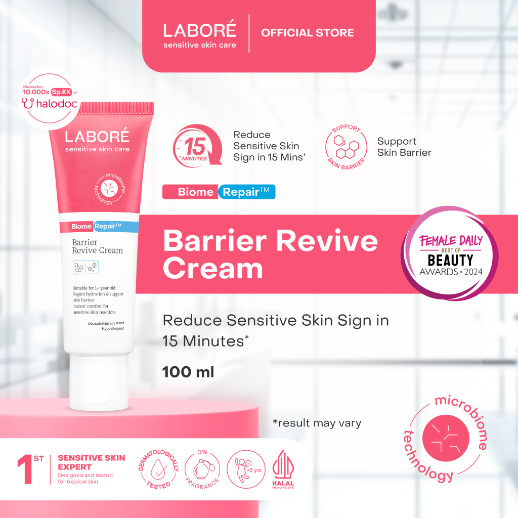 Jual Lovablemart Labore BiomeRepair Barrier Revive Cream Full Size ...