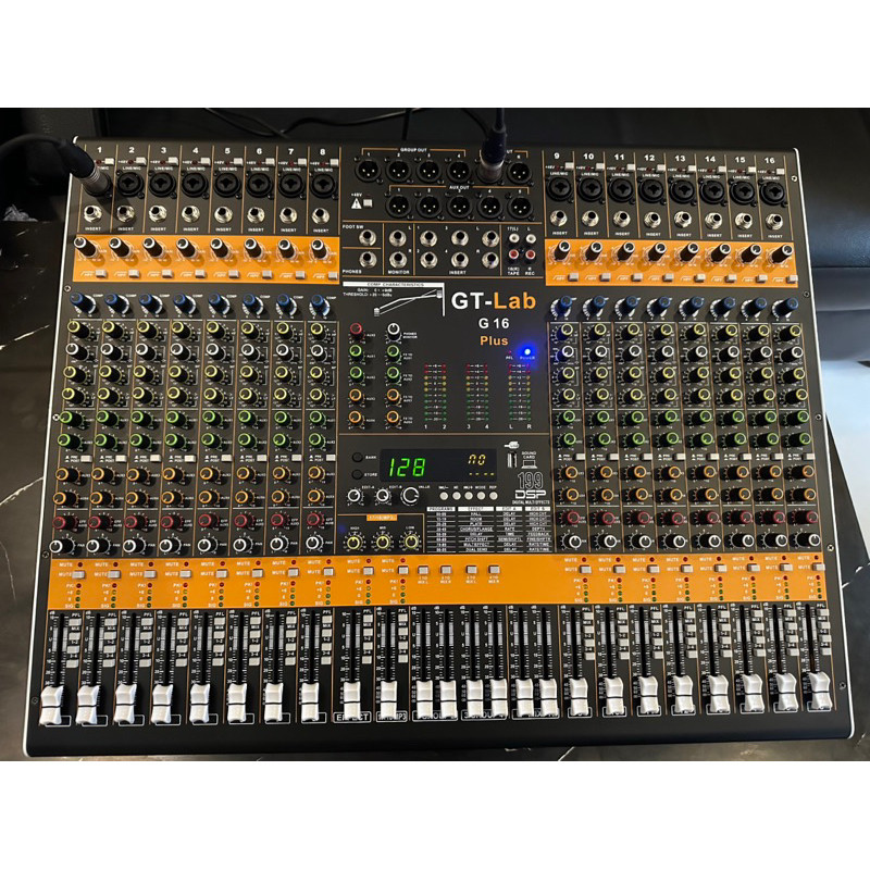 Jual Mixer GT LAB 16 chanel gtlab G16 plus Original Garansi Resmi Terbaru + Compressor | Shopee ...