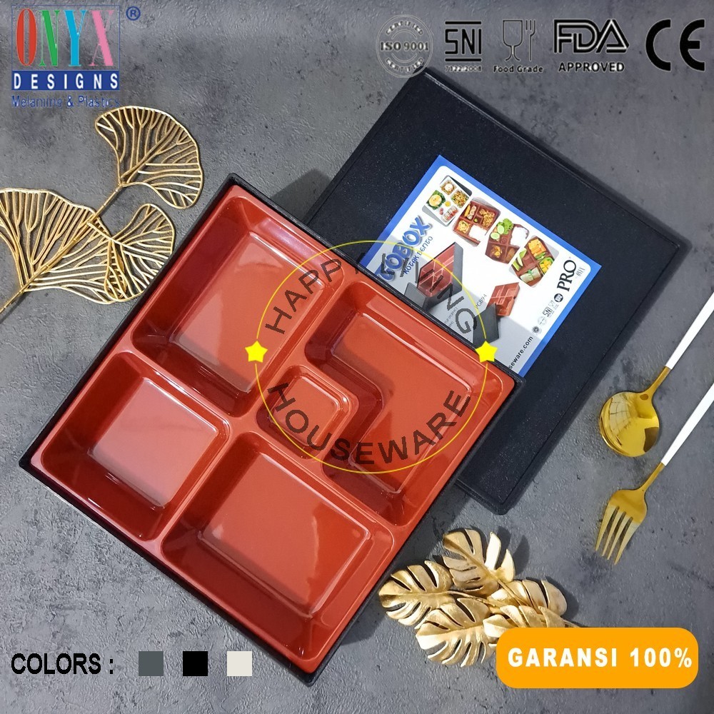 Jual ONYX Bento Box Wadah Sekat 9,4in Kotak Bento Japan Series dengan ...