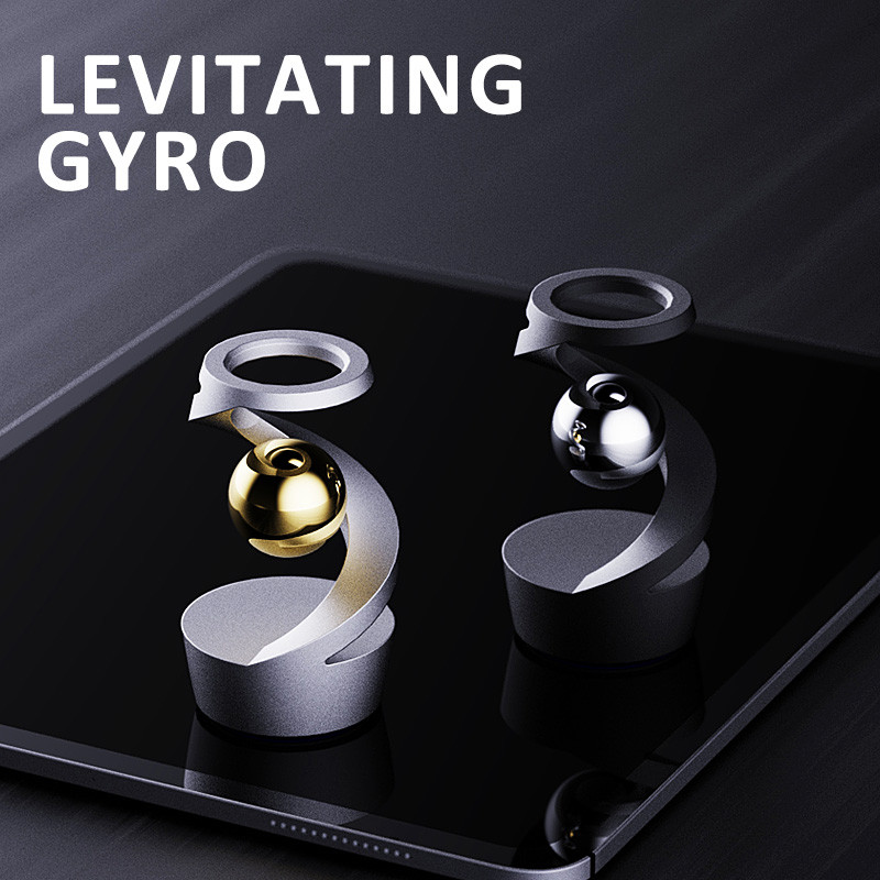 Jual Metal Tabletop Floating Gyro Gravity Defying Kinetic Desk Toy ...