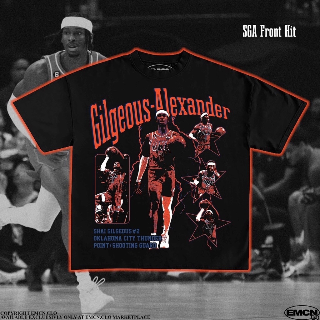 Jual kaos Ukuran Besar Shai Gilgeous Alexander SGA COD | Shopee Indonesia