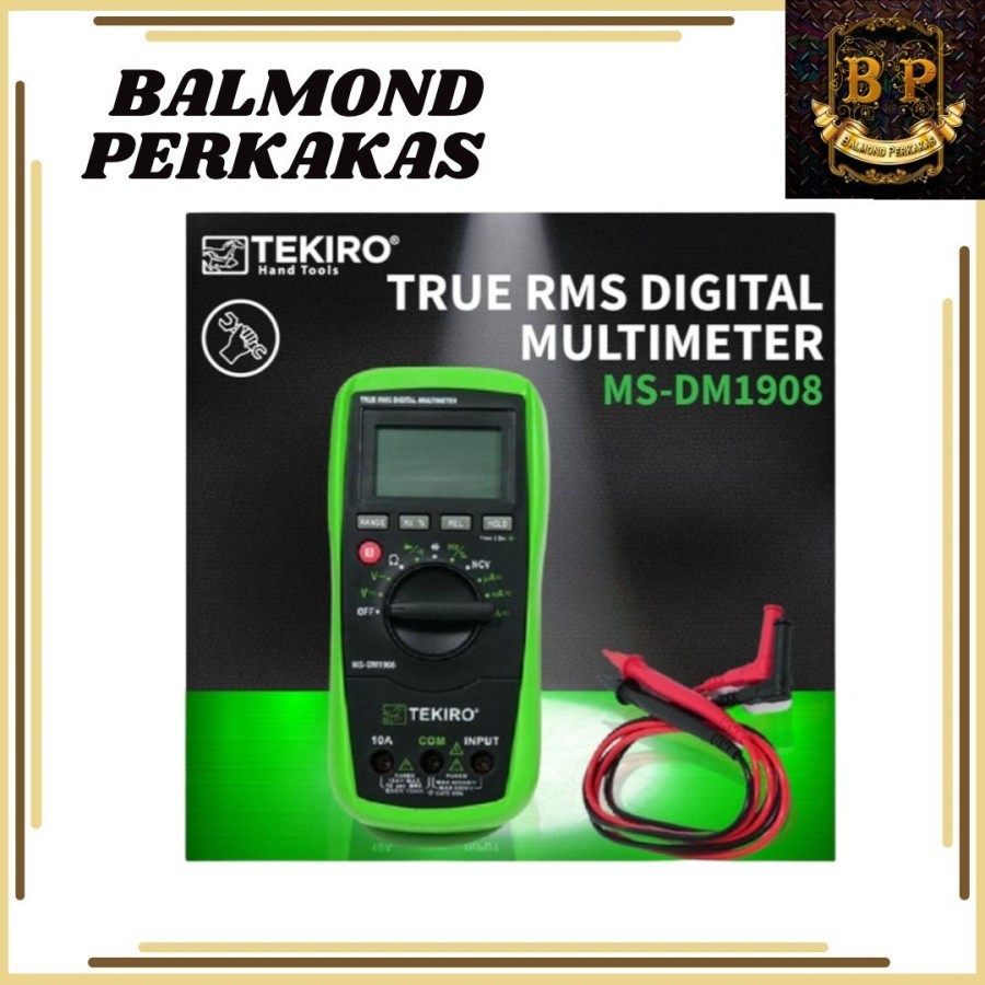 Jual TEKIRO True RMS Digital Multimeter - Tekiro MS-DM1908 | Shopee Indonesia