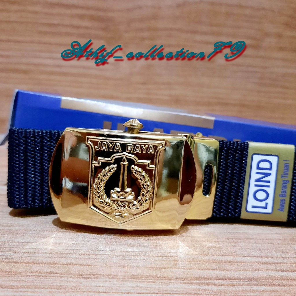 Jual Sabuk Pemprov DKI LOIND Slorok Ikat Pinggang Jaya Raya LOIND | Shopee Indonesia