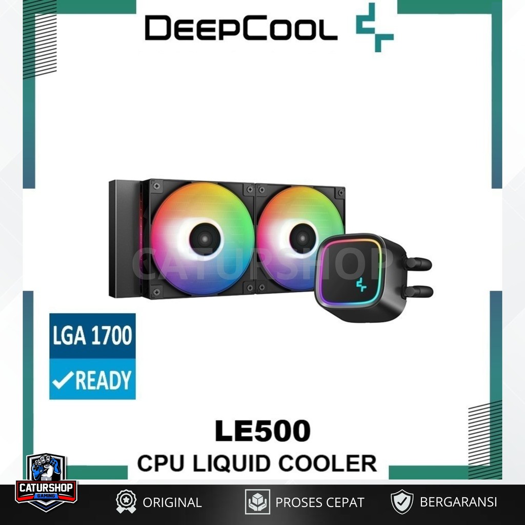 Jual CPU Cooler DeepCool LE500 Fixed RGB with LGA1700 | 240mm AIO ...