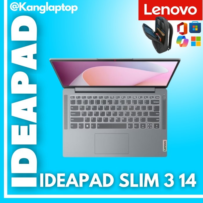 Jual Lenovo Ideapad Slim 3i 14 Core I5 12450 Win+OHS21 14.0 FHD - 8GB ...
