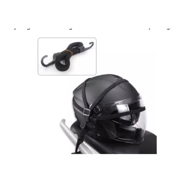 Jual Tali Helm jaring helm Tali Pengikat Helm elastis Helmet Rope Cargo ...