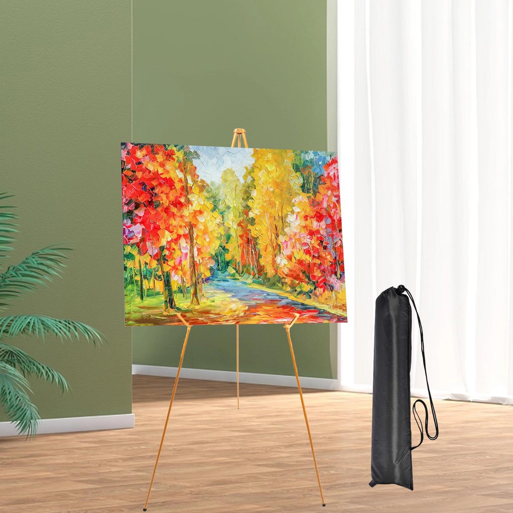 Jual Tripod Display Easel Tabletop Telescopic Metal Easel Painting Art ...