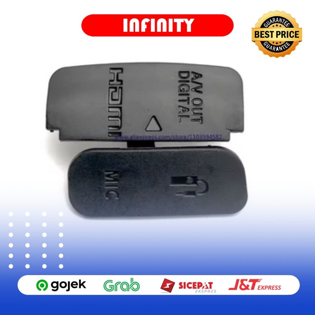 Jual Karet Rubber USB HDMI MIC Canon 600D Tutup Penutup USB Canon Rebel ...