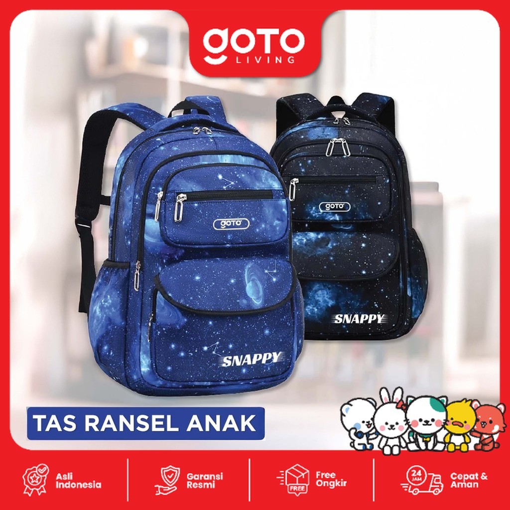 Jual Goto Snappy Tas Sekolah Ransel Backpack Anak Laki-Laki Perempuan ...