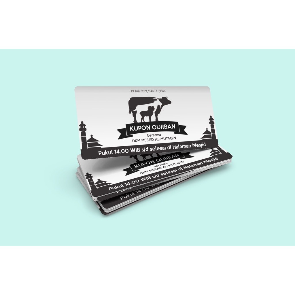 Jual Kupon Qurban/Idul Adha/Kupon Pengambilan Daging Qurban | Shopee Indonesia