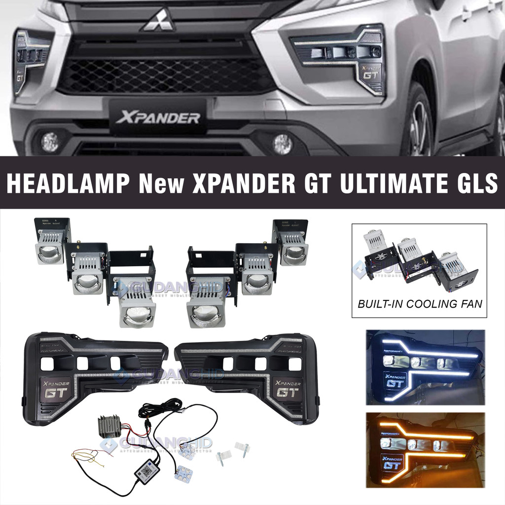 Jual Custom Headlamp New XPANDER GT ULTIMATE GLS 6 BiLED Laser ...