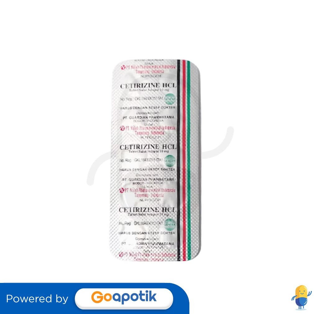 Jual Cetirizine Nulab 10 Mg Strip 10 Tablet | Shopee Indonesia