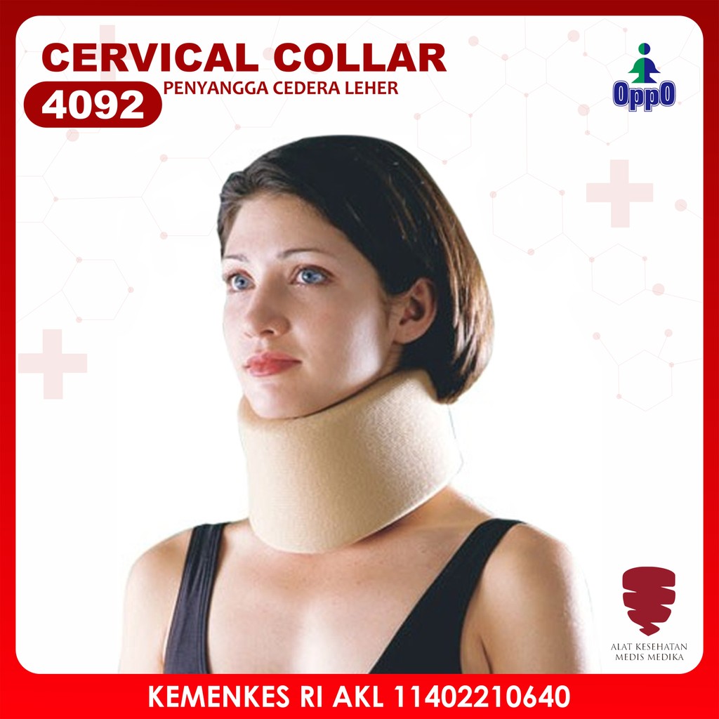 Jual Oppo Medika Cervical Collar 4092 Medium Bensity Penyangga Tulang ...
