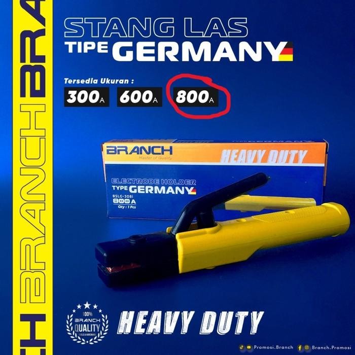 Jual Stang Las Heavy Duty 800A Ampere Germany BRANCH BSLG-308I Welding ...
