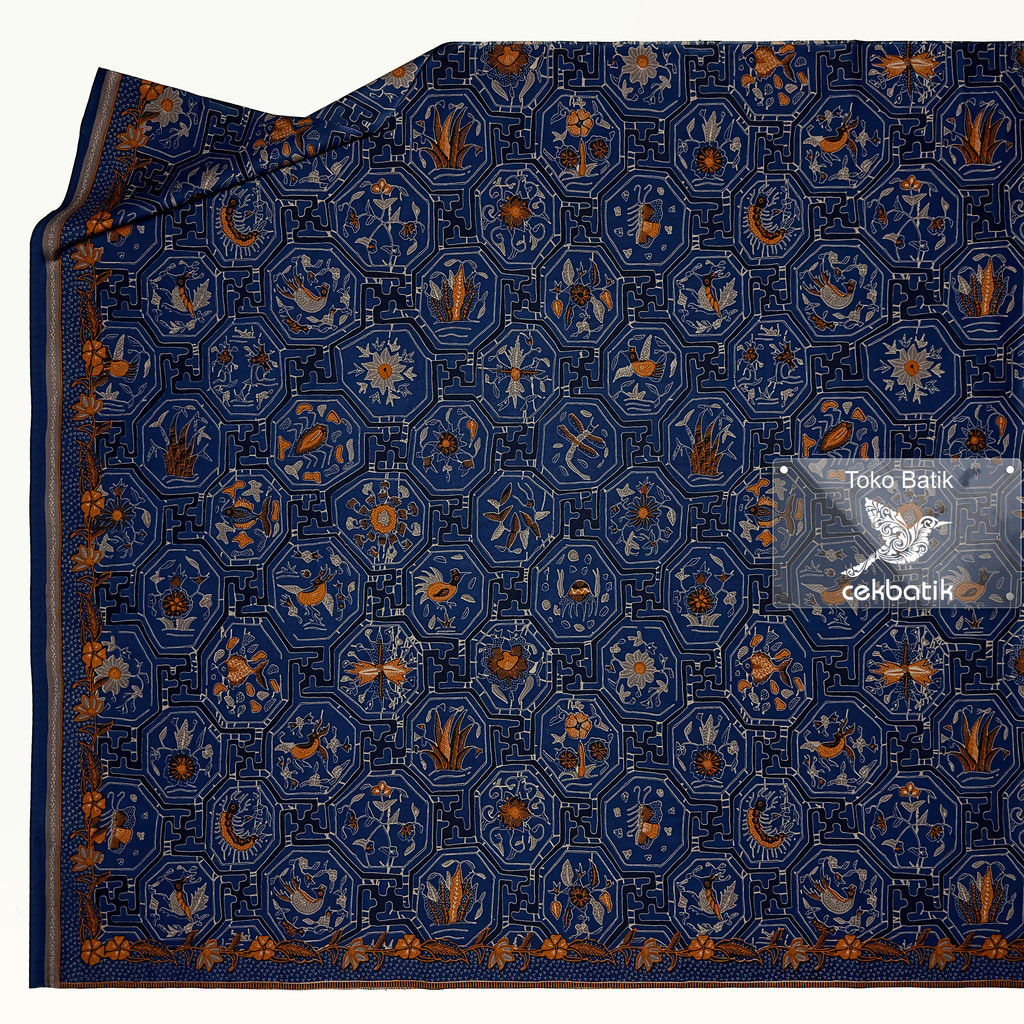 Jual kain batik - Kualitas Premium Motif Batik Unik dan Elegan (Biru ...
