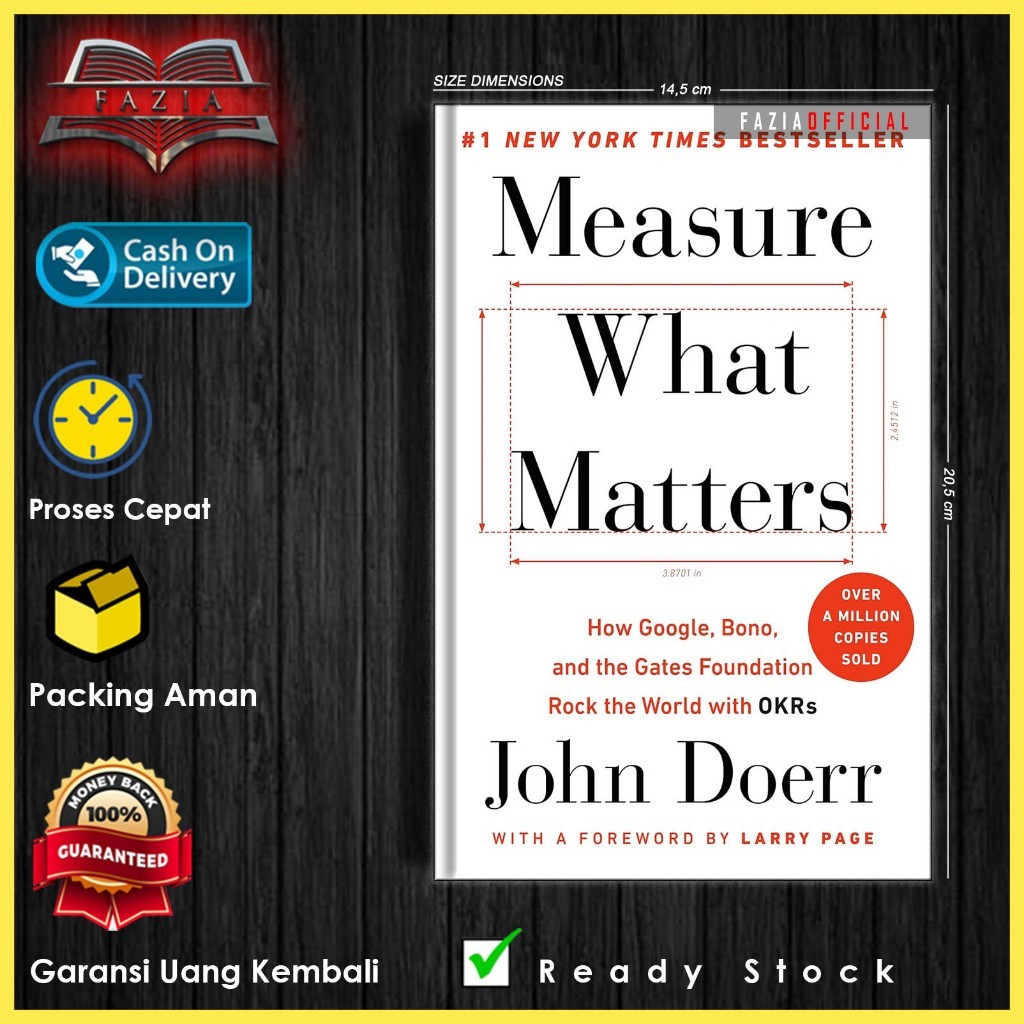 Jual Measure What Matters by John Doerr (English/Indonesia) | Shopee Indonesia