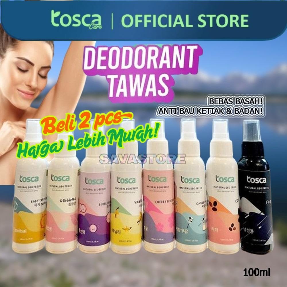 Jual Deodorant Tawas Spray 100ml - Deodoran Tawas Cair Ampuh Mencegah ...