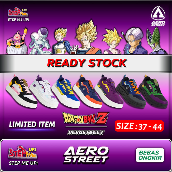 Jual PROMO || Aerostreet X Dragon Ball Z - Sepatu Sneakers Aero ...