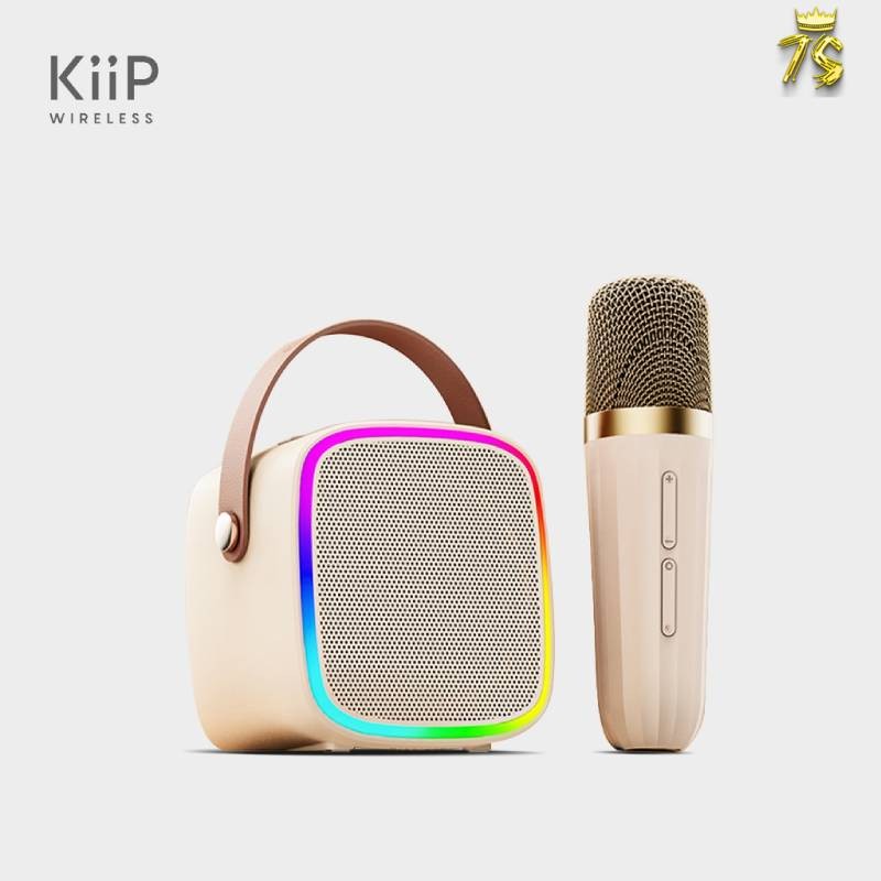 Jual KiiP Wireless Y8 Bluetooth Portable Karaoke Wireless Speaker With Microphone RGB Audio ...