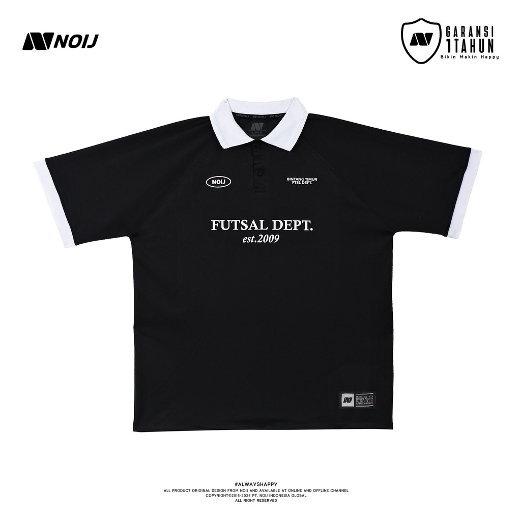 Jual Noij Polo Casual BTS Bloke Core 24/25-Black | Shopee Indonesia