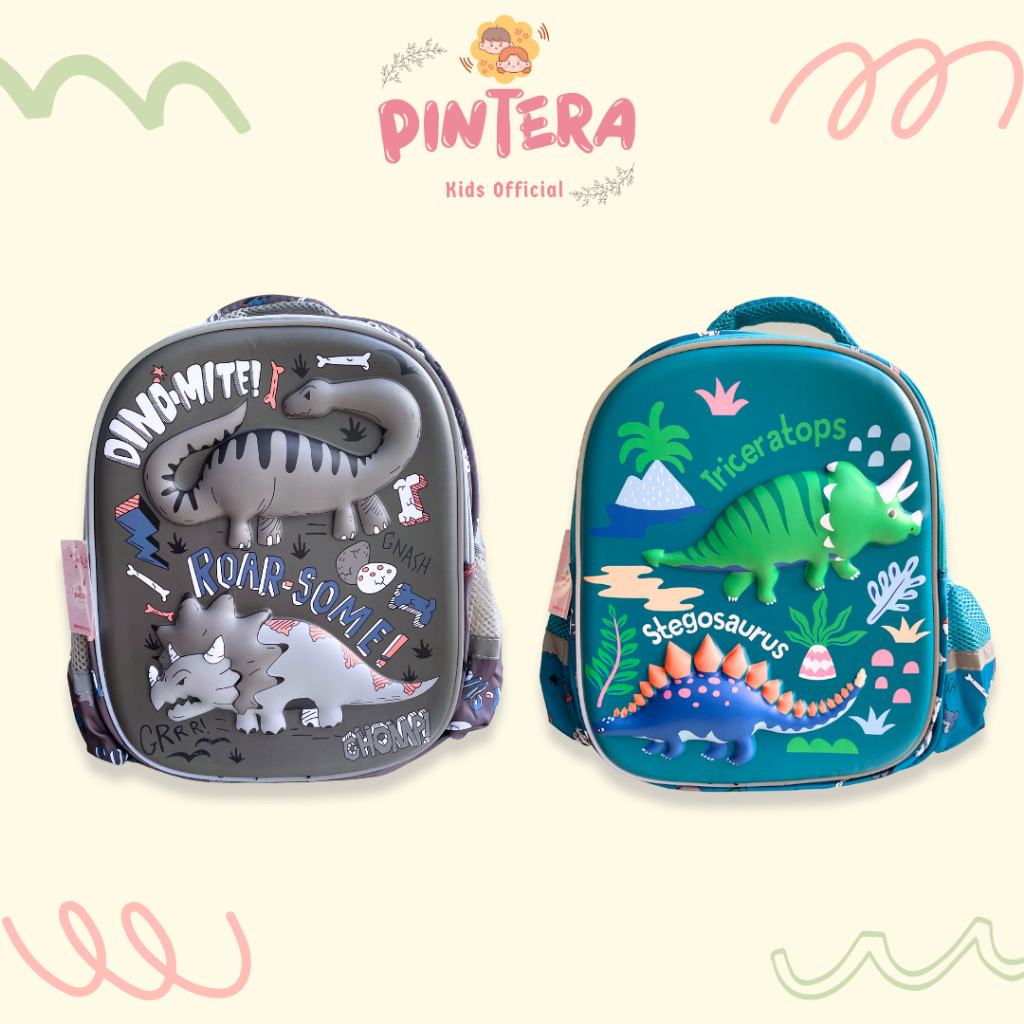Jual KI98U Pintera - Tas Sekolah Anak Laki - Laki TK SD Ransel Dino ...