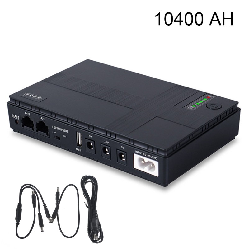 Jual Mini Portable UPS 5V, 9V, 12V Uninterruptible Power Supply ...
