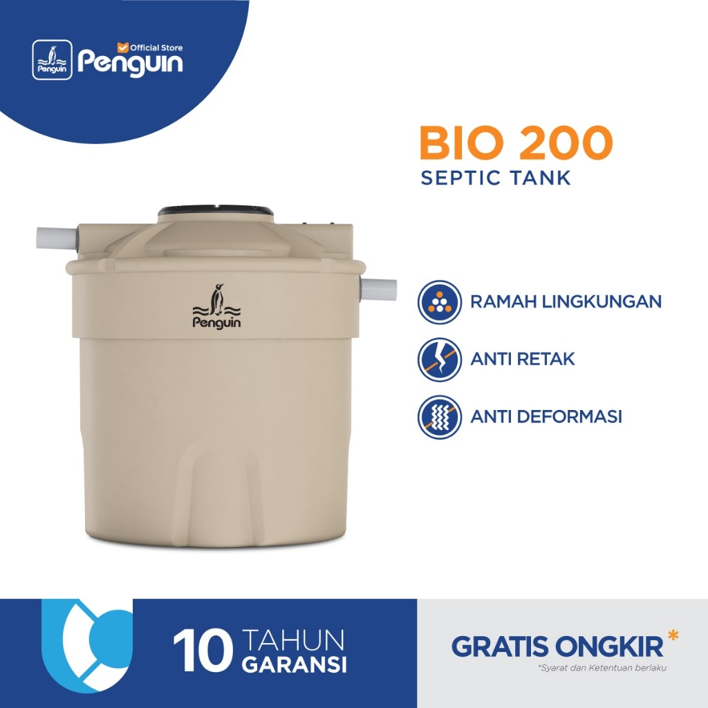Jual Penguin BIO-200 2000 Liter Septic Tank Biorotech | Shopee Indonesia