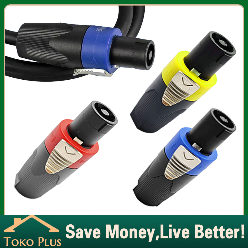 Jual Jack Speakon Spikon NL4FC 4 Pin SPL Audio Jack Connector Speakon ...