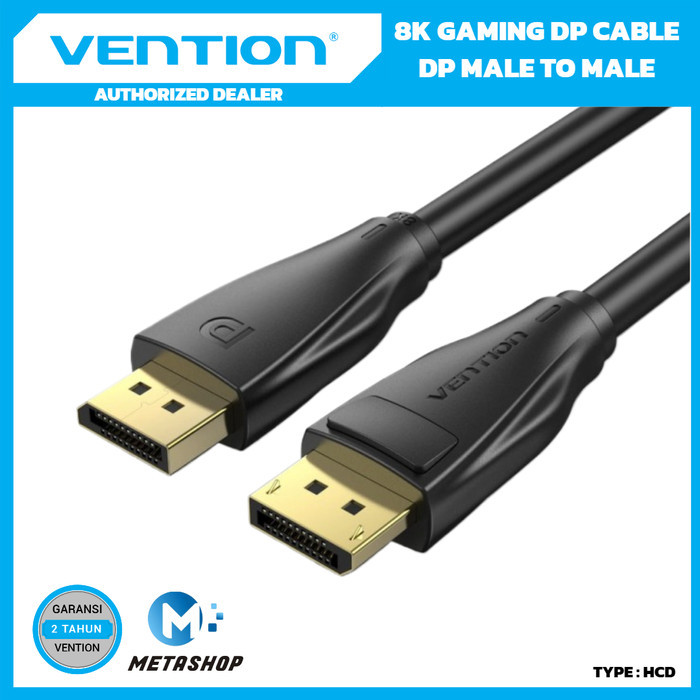 Jual VENTION HCD Kabel DP Display Port Male to Male 8K 4K UHD HDR 240 ...