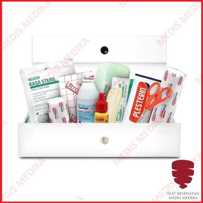 Jual Kotak P3K + Isi Onemed Mobil Obat Darurat Portable First Aid Kit ...