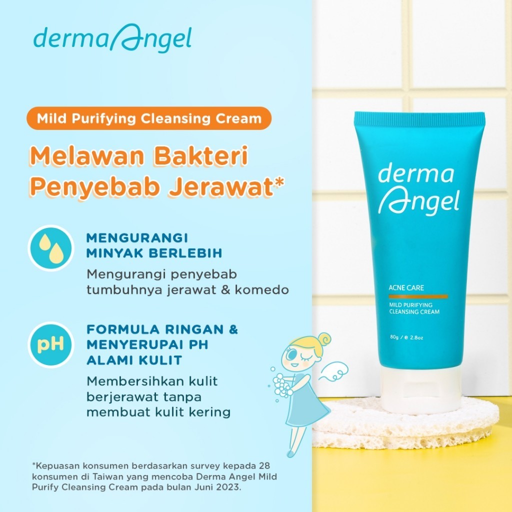 Jual Derma Angel Mild Purifying Cleaning Cream | Shopee Indonesia