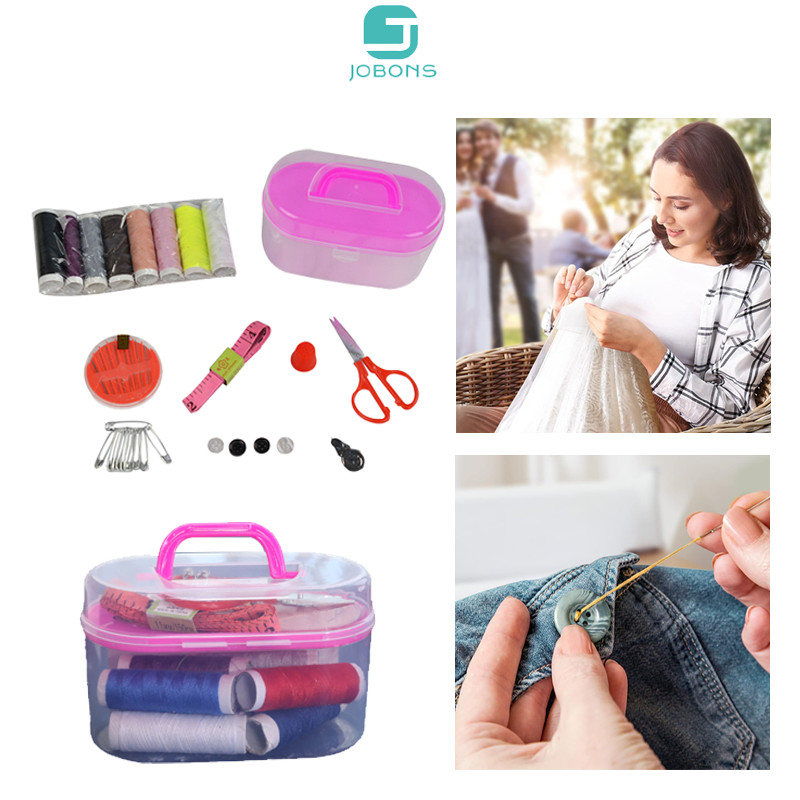Jual Alat Jahit Satu Set Kotak Lengkap / Set Alat Jahit Lengkap ...
