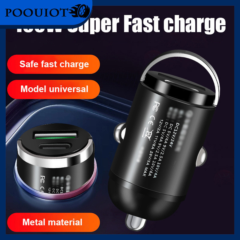 Jual 100W Casan Mobil Super Cepat Pengisi Daya Cepat Charger Usb Mobil ...
