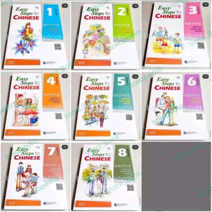 Jual Buku Easy step to Chinese Level 1 s/d 6 Textbook Workbook ...