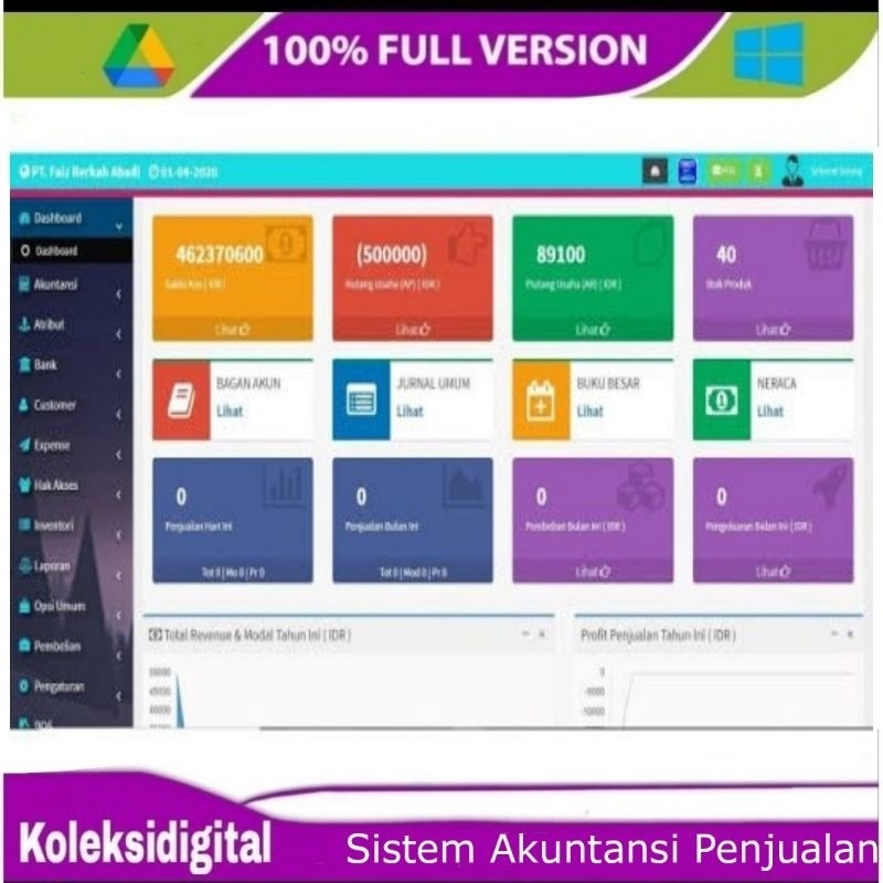 Jual Aplikasi Sistem akuntansi dan penjualan berbasis Web | Shopee Indonesia