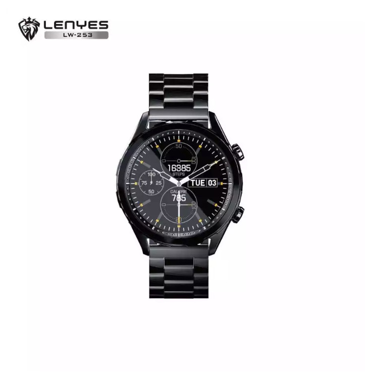 Jual LENYES Smartwatch Sport IP68 Waterproof Blood Heart Oxygen Rate ...