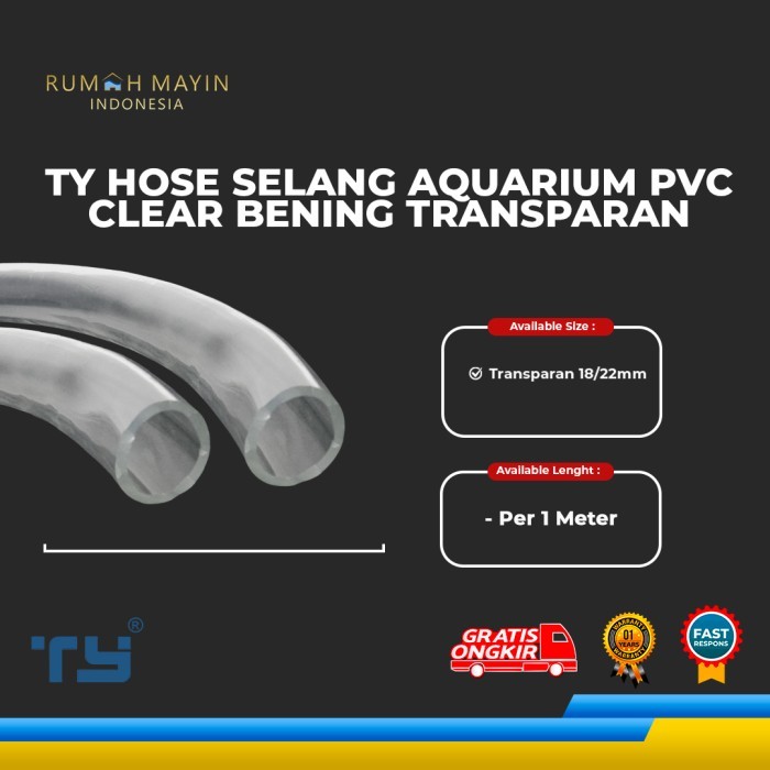 Jual TY Hose Selang Aquarium PVC Clear Bening Transparan | Shopee Indonesia