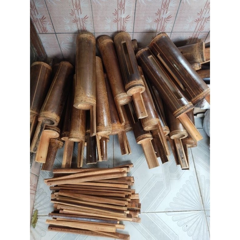 Jual kentongan bambu Wulung plituran elegen cocok buat jualan anak2 ...